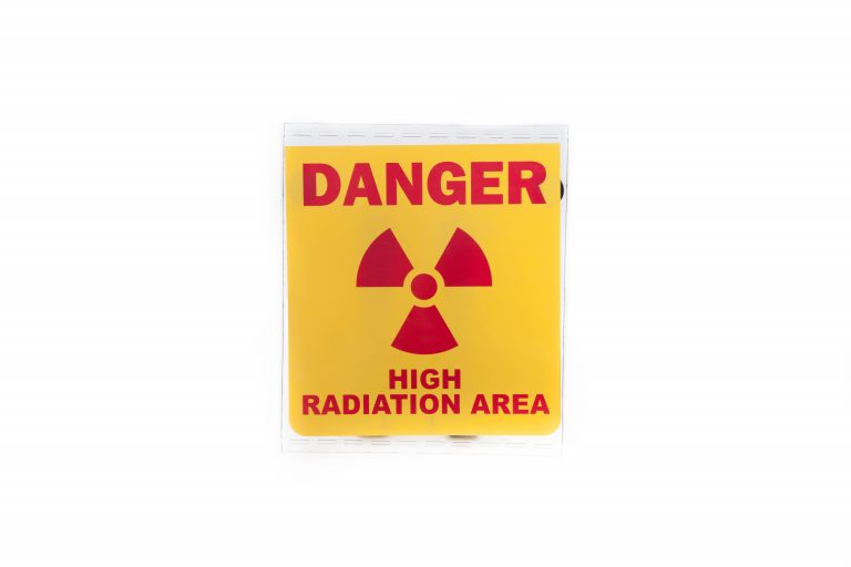 Radiation Sign "Danger High Radiation Area"